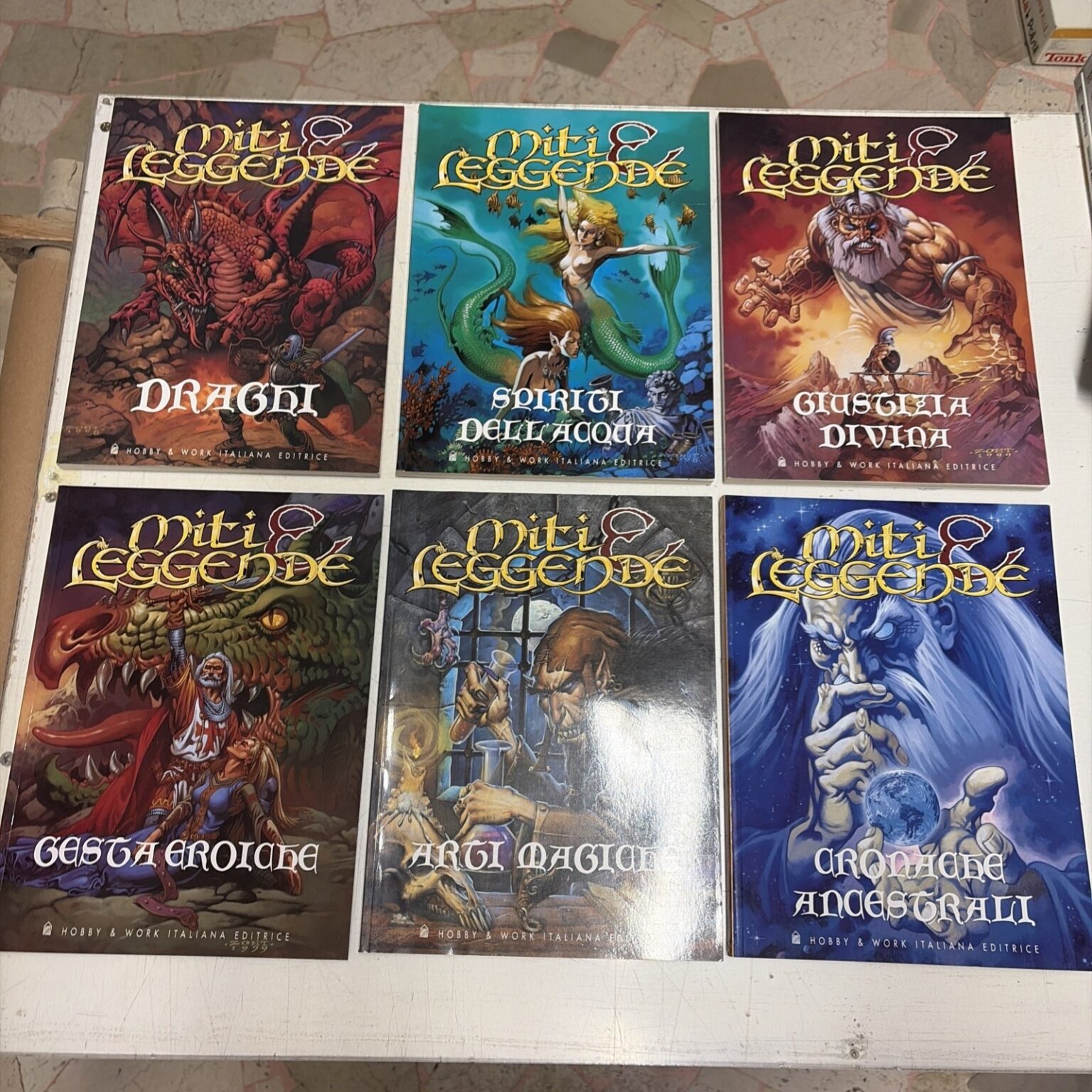 MITI E LEGGENDE Serie Completa 21 Volumi Hobby & Work 1998 - I Giochi ...