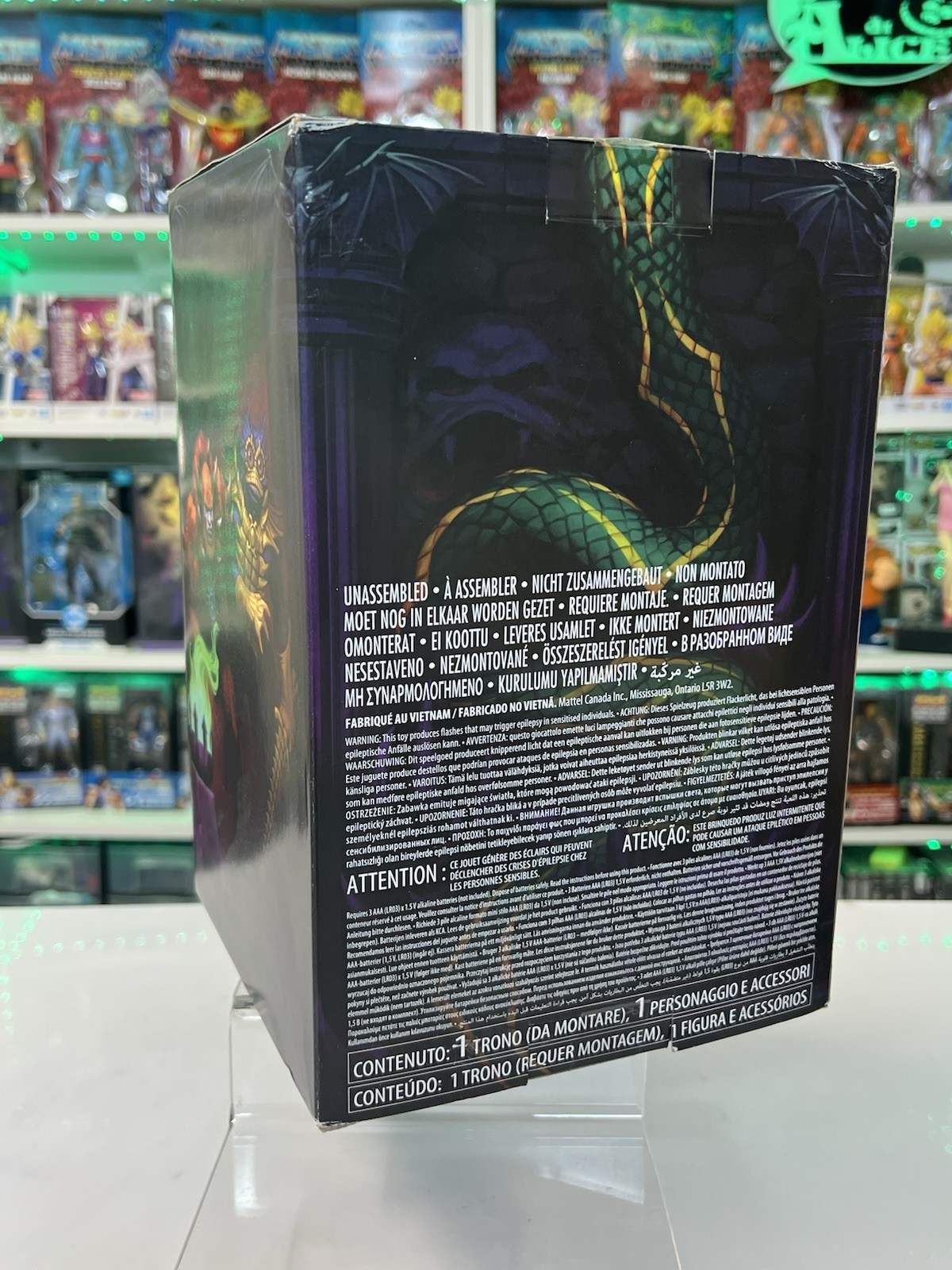 Mattel Masters of the Universe New Eternia - Skeletor & Throne Trono ...