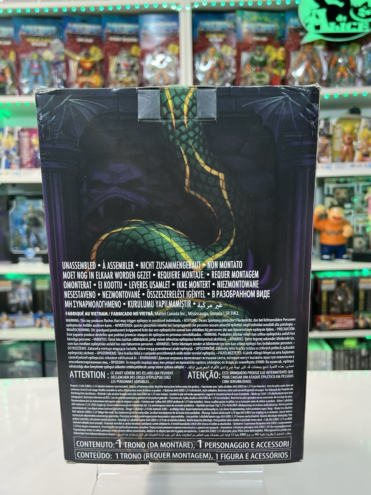 Mattel Masters of the Universe New Eternia - Skeletor & Throne Trono ...