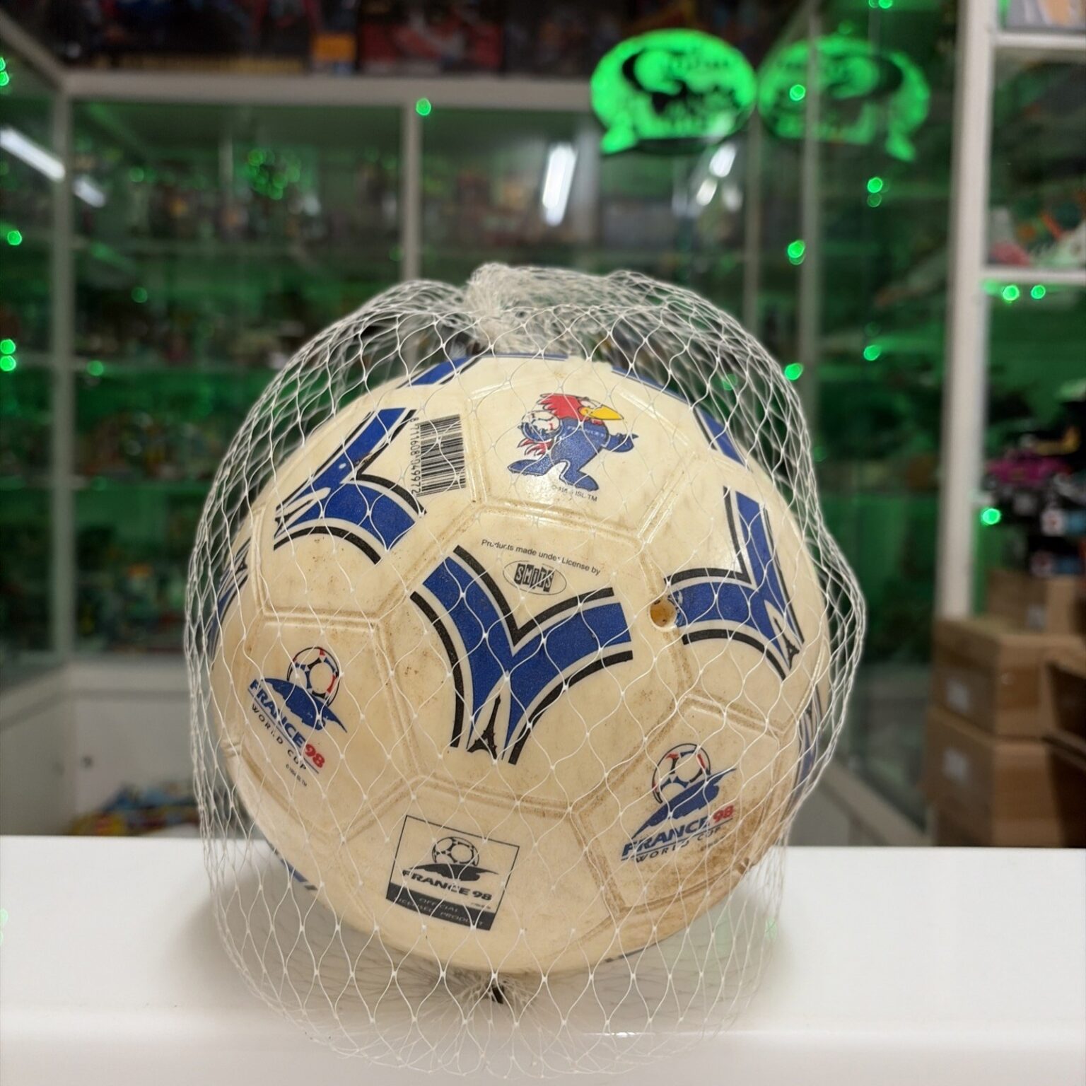 FRANCE 98 World Cup Pallone in Gomma CALCIO FOOTBALL FUSSBALL SOCCER ...