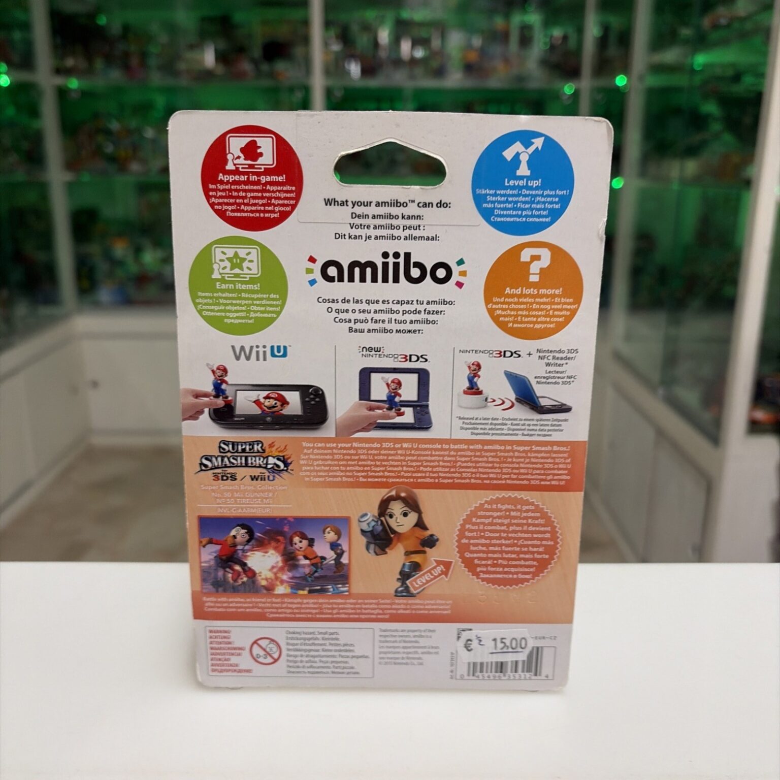 NINTENDO Amiibo n.50 - Mii Gunner - WIIU Switch 3DS - I Giochi di Alice