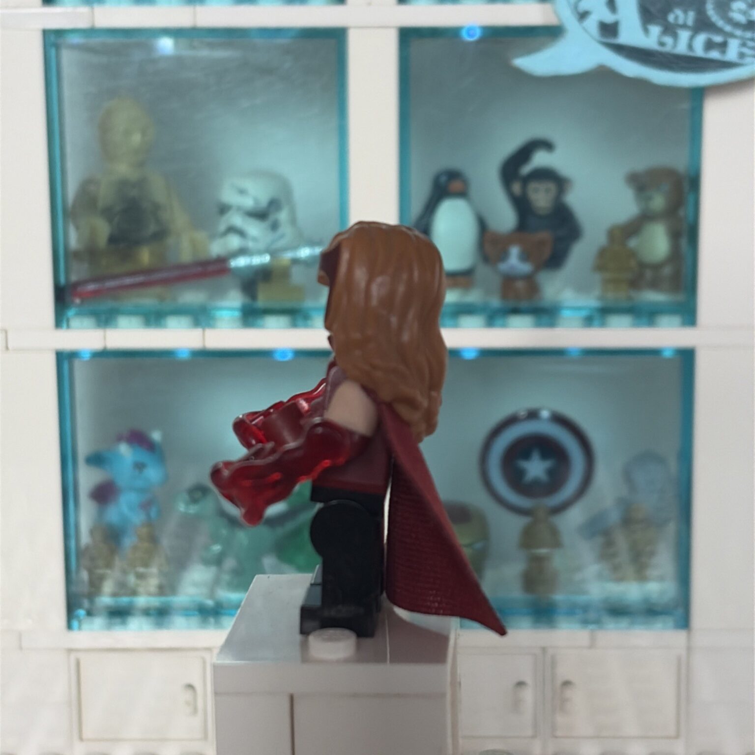 LEGO Minifigure - The Scarlet Witch colmar 01 - SUPER HERO minifigures ...